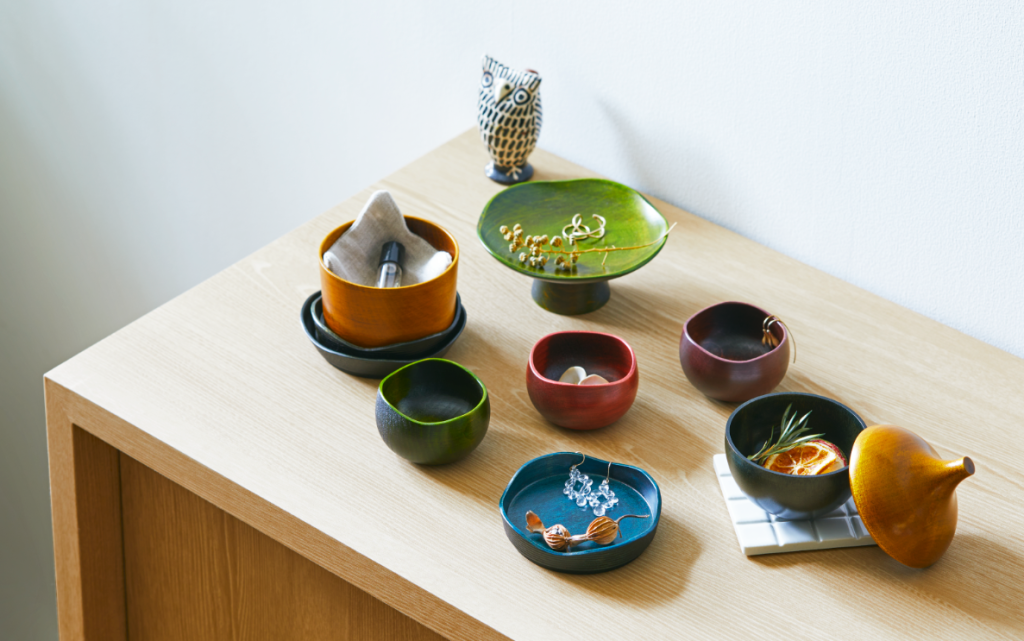 YUIYU Series-コンポート皿 【浮葉 （うきは）】6色～山中漆器 - 日本製高級ギフトショップ【堪能や】日本製高級ギフトショップ【堪能や】